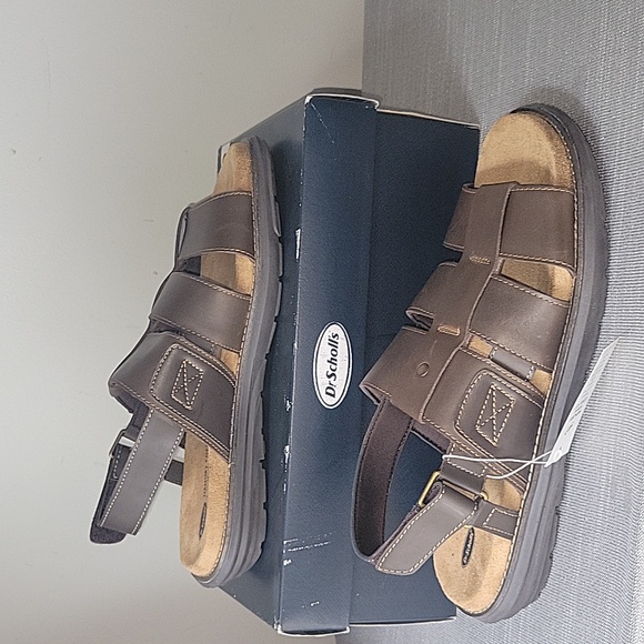 Dr. Scholl's | Shoes | Dr Scholls Beckham Brown Derby Sandals Size Us 2 ...